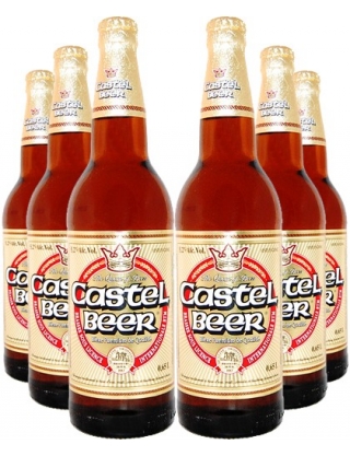 Lot de 2 bières Castel Beer de la Brasserie du Cameroun 65cl