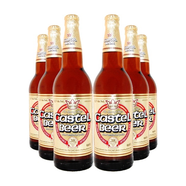 Lot de 2 bières Castel Beer de la Brasserie du Cameroun 65cl