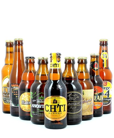 Assortiment de bière du Nord - 9 bières du Nord de la France