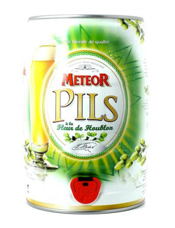 Fût 5L Meteor Pils - Bière Blonde alsacienne de la brasserie Météor