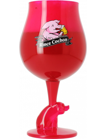 Verre Rince Cochon Rouge - 50 cl - Fournisseur / distributeur de bières ...